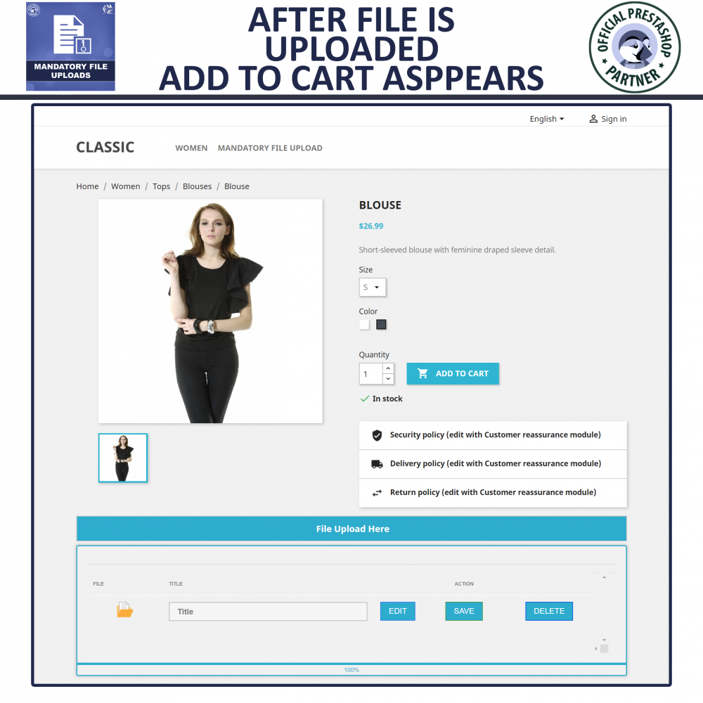 PrestaShop Mandatory File Upload Module | FMEModules