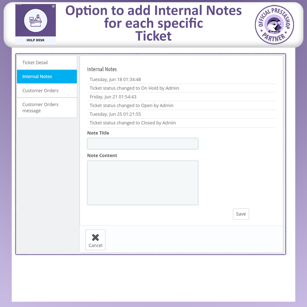 PrestaShop Help Desk Module: Automated Ticket Support System