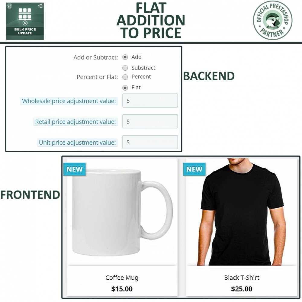 Bulk Product Price Update - Prestashop Addons