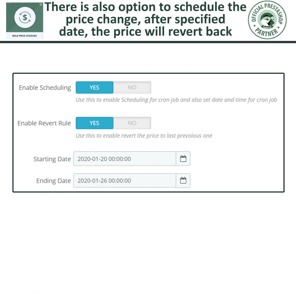 Bulk Product Price Update - Prestashop Addons