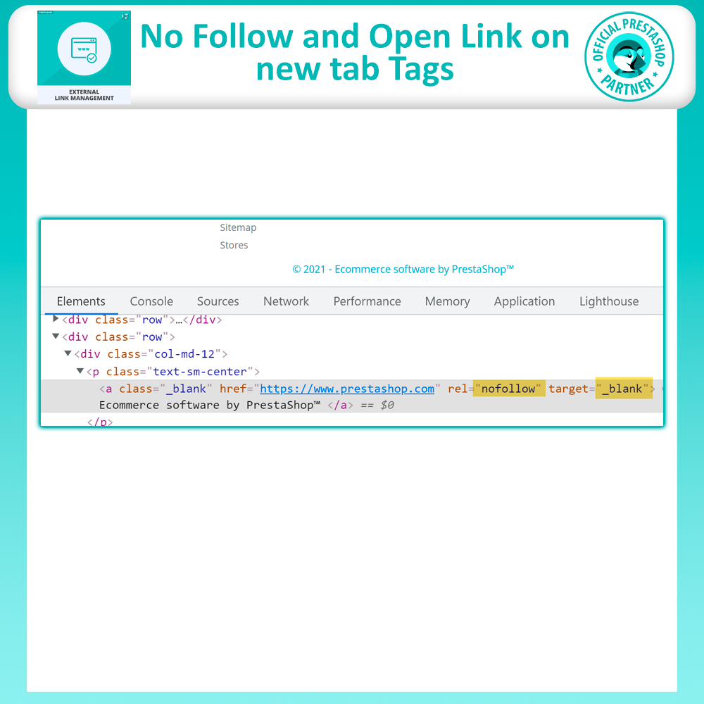 Prestashop External Link Management module