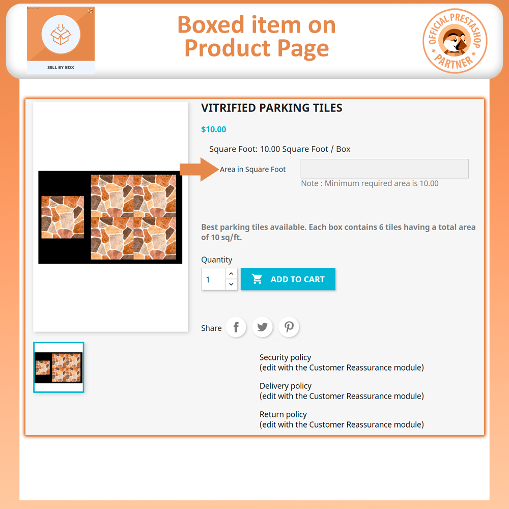 Prestashop Sell by Box Module - Sell in Packs or Boxes