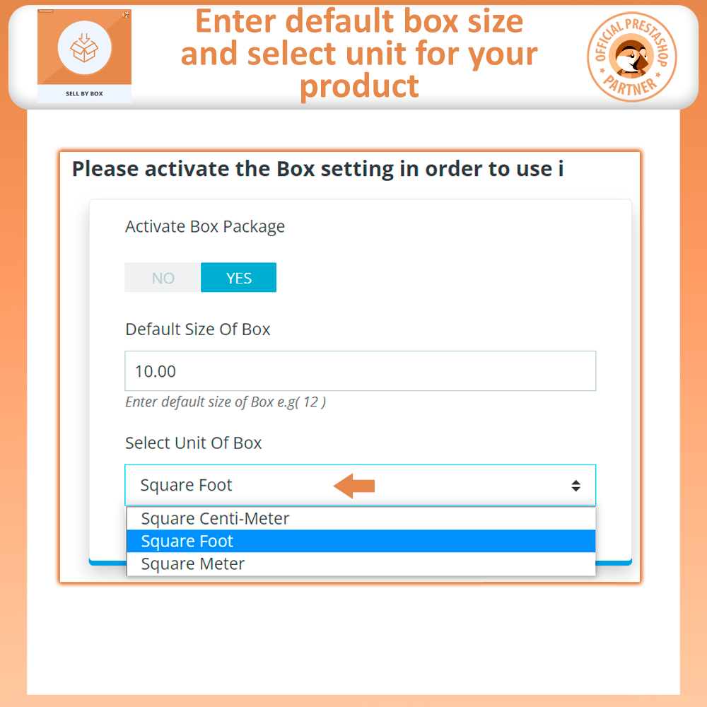 Prestashop Sell by Box Module - Sell in Packs or Boxes