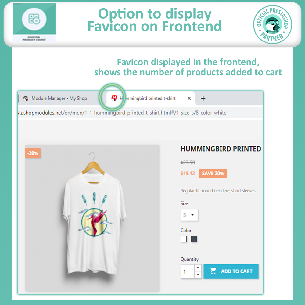 Prestashop Dynamic Favicon Counter