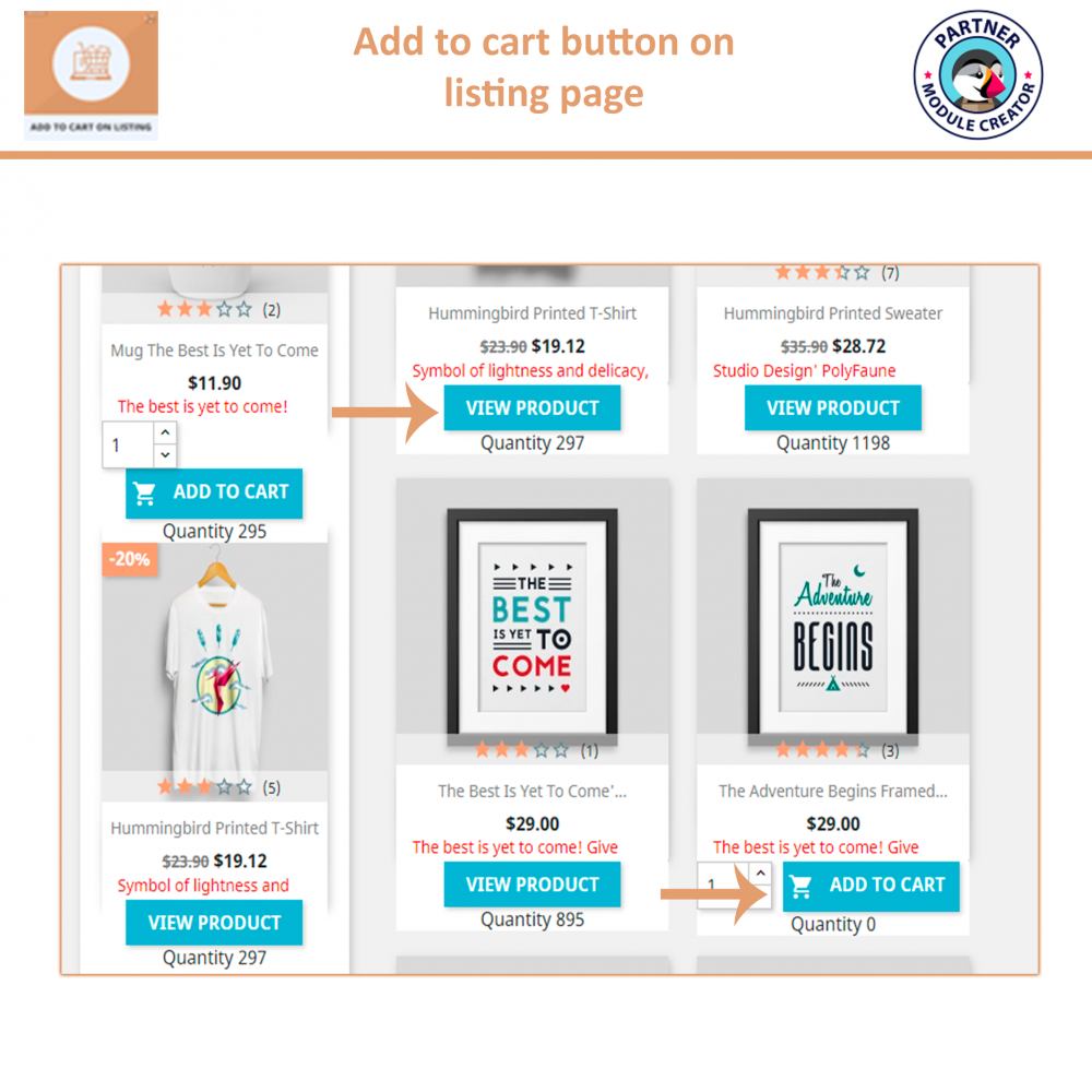 Free Prestashop Add To Cart Button On Listing Page Module