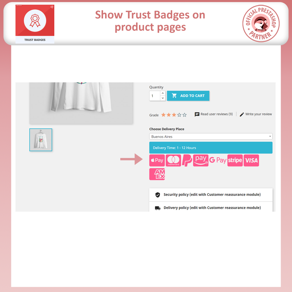 Trust Badges for PrestaShop – Build Customer Confidence