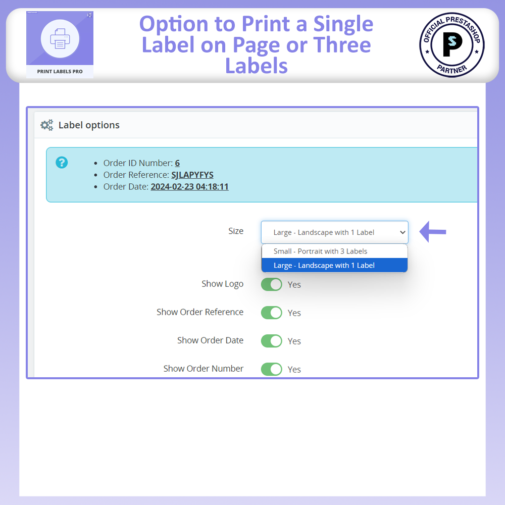PrestaShop Print Label Pro Module | Print Shipping Labels