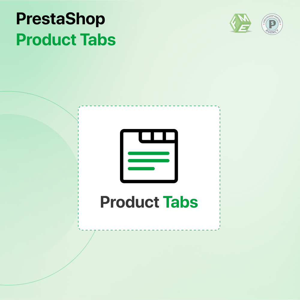Add Extra Product Tabs with PrestaShop Module Tabs by FME