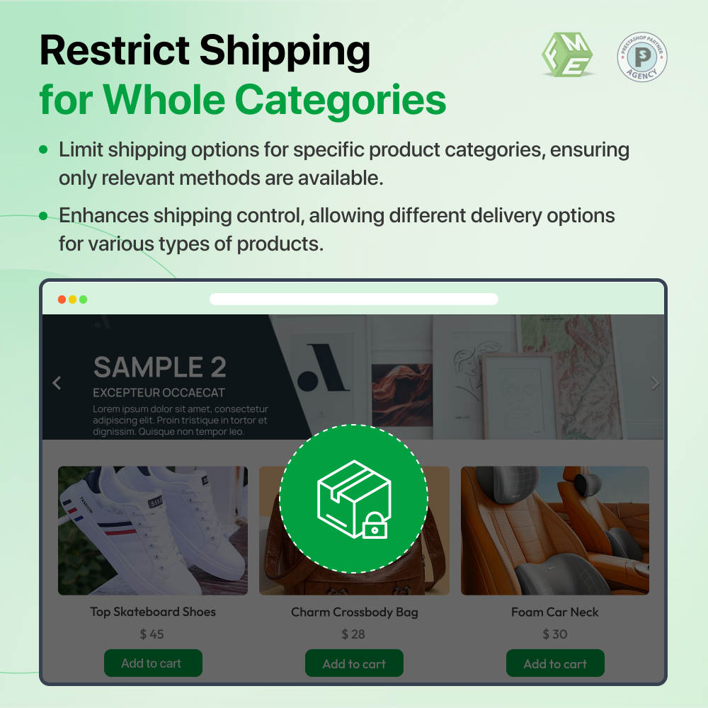 Prestashop Shipping Restrictions Module Customize Shipping Rates