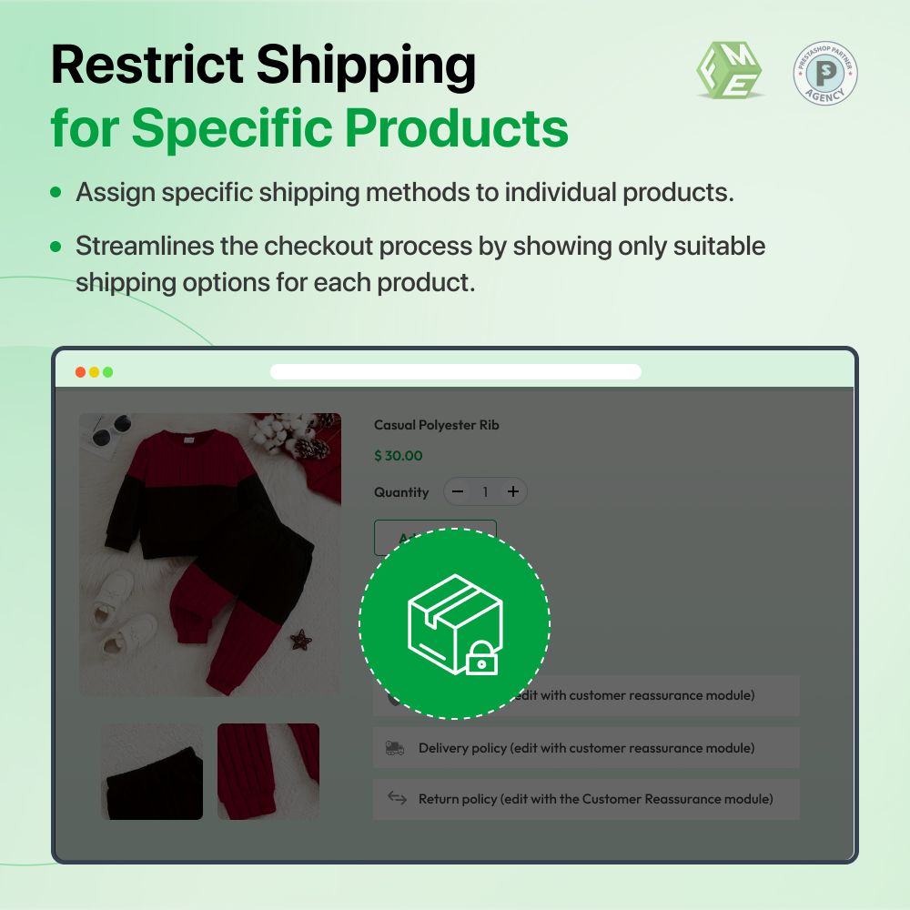 Prestashop Shipping Restrictions Module Customize Shipping Rates