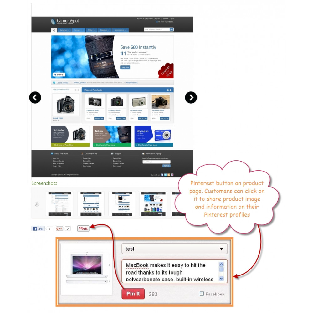 PrestaShop Free Pinterest Module | Boost Traffic & Sales