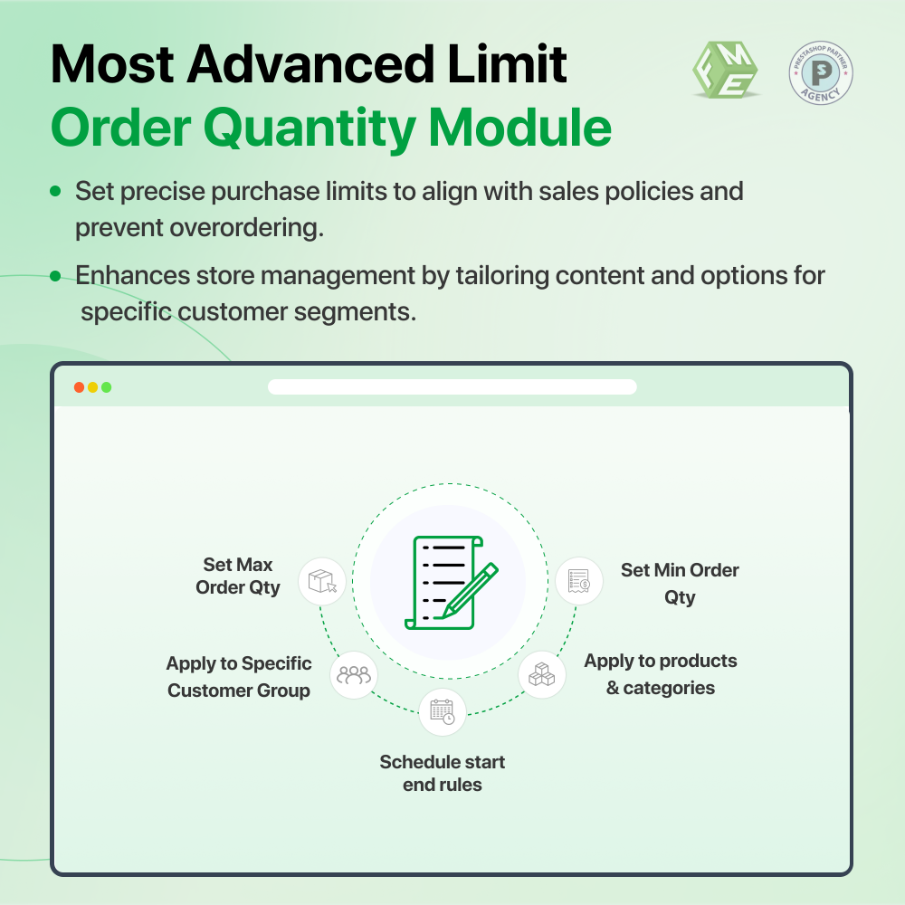 PrestaShop Cart Quantity Module | Limit Order Quantities