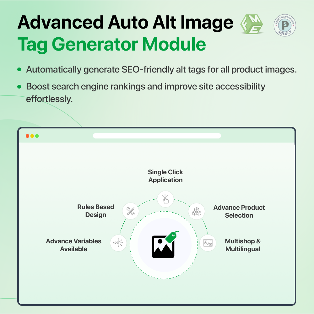 Módulo PrestaShop de etiquetas Alt SEO automáticas