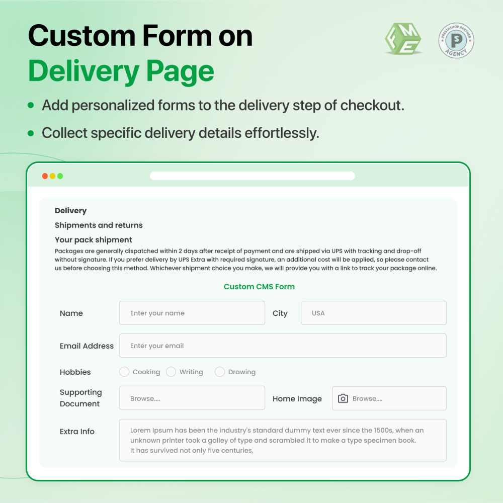 PrestaShop CMS Page Form:Add Custom Fields on CMS Pages