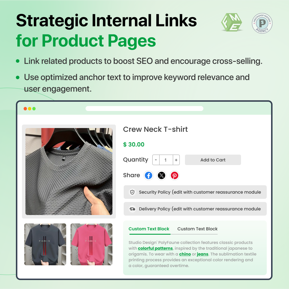 Smart Links: Prestashop SEO Internal Linking Module