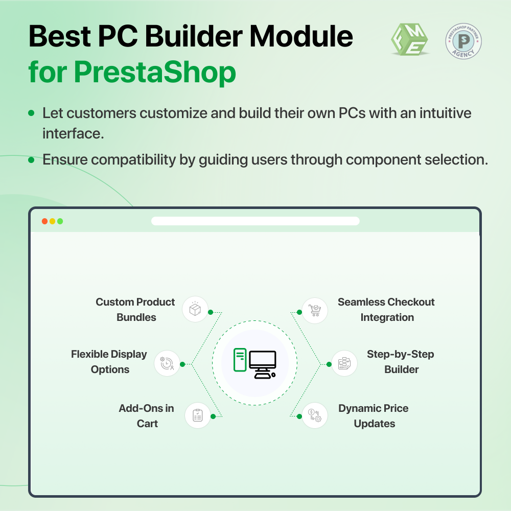 Módulo Avançado PC Builder – Monte PC Personalizado Loja