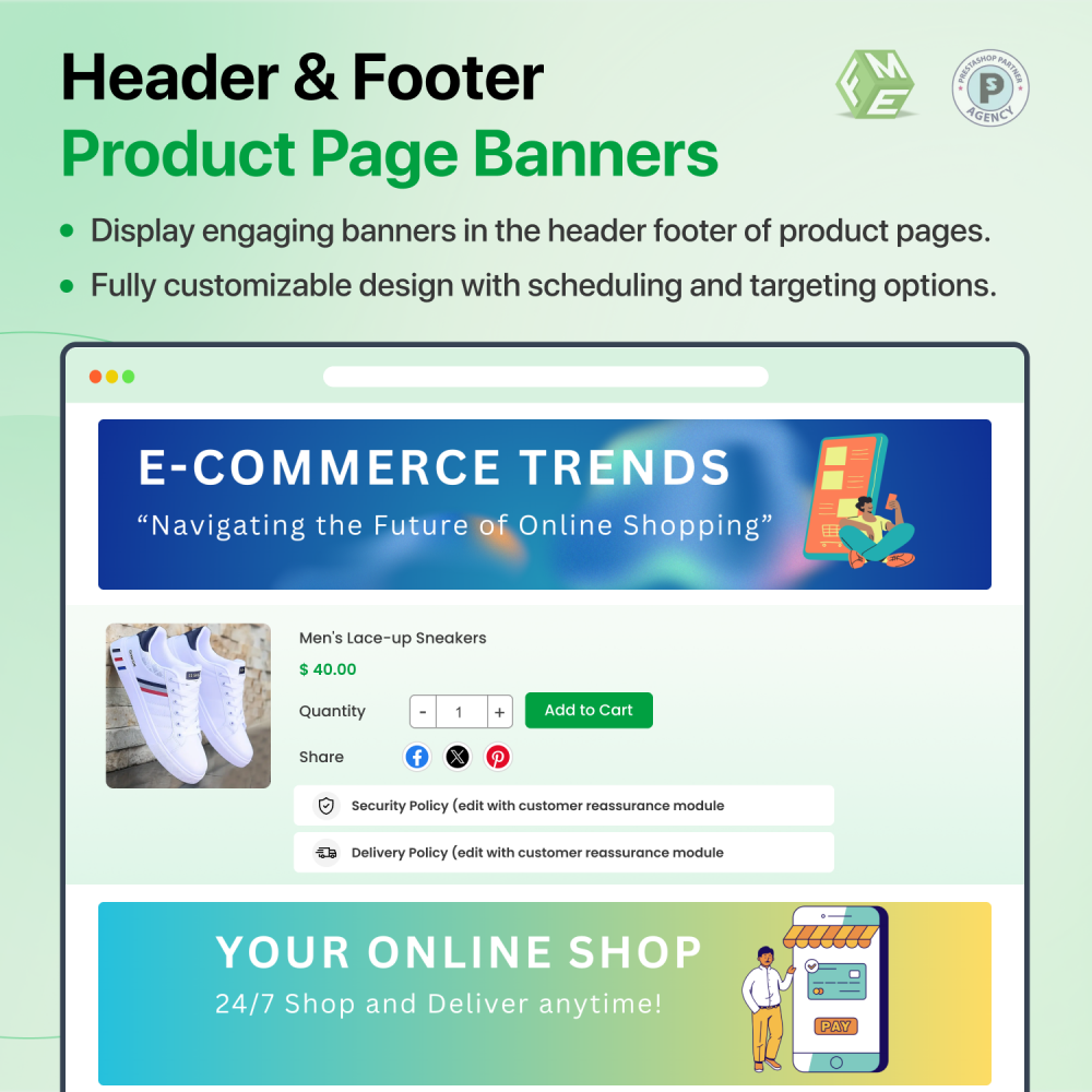 Innovative PrestaShop Banner Module - Professional and Easy