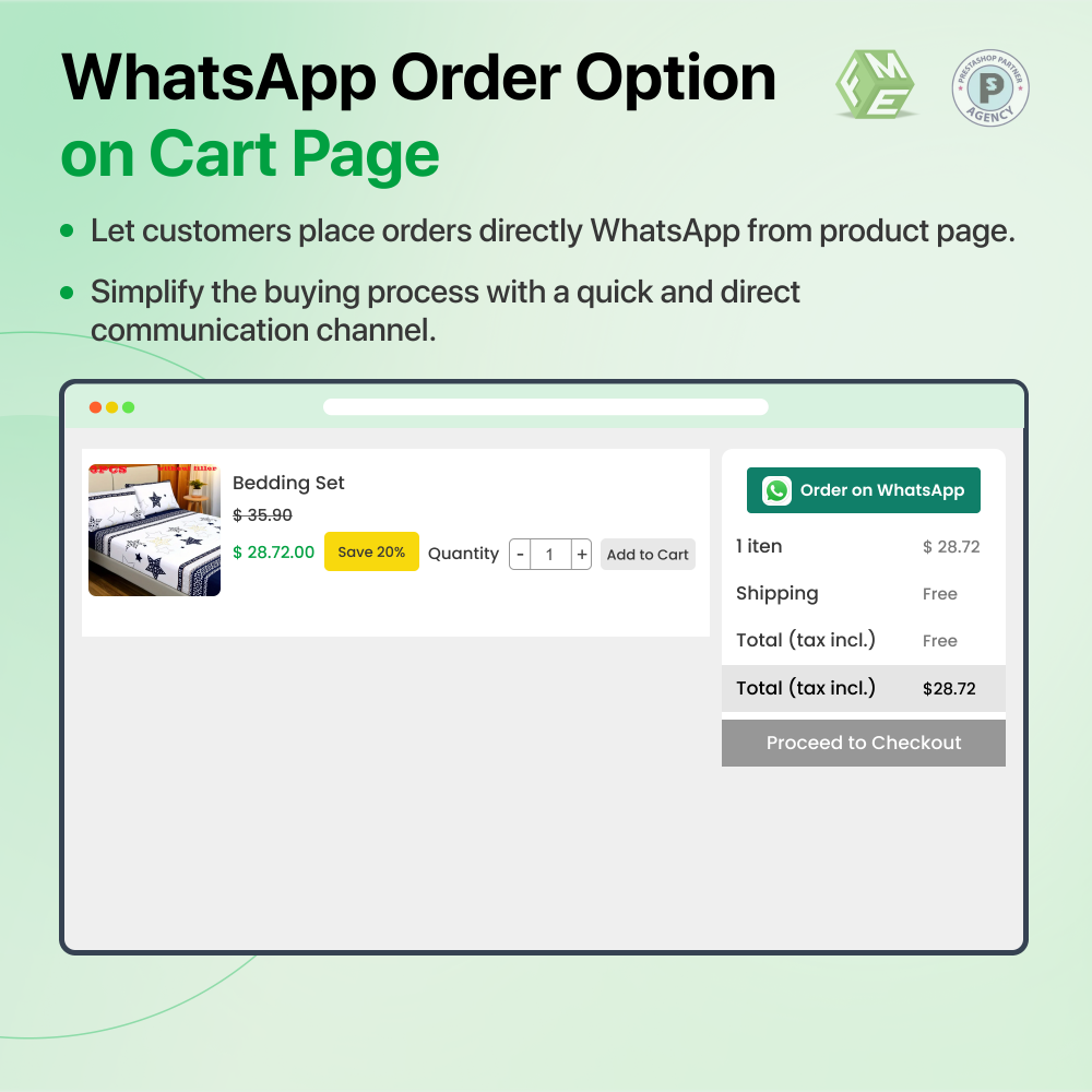 WhatsApp Pedidos y Chat - Prestashop