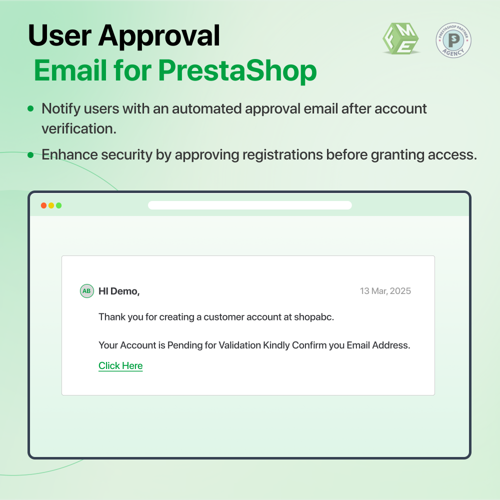 Email Verification - Validate Customer's Authenticity