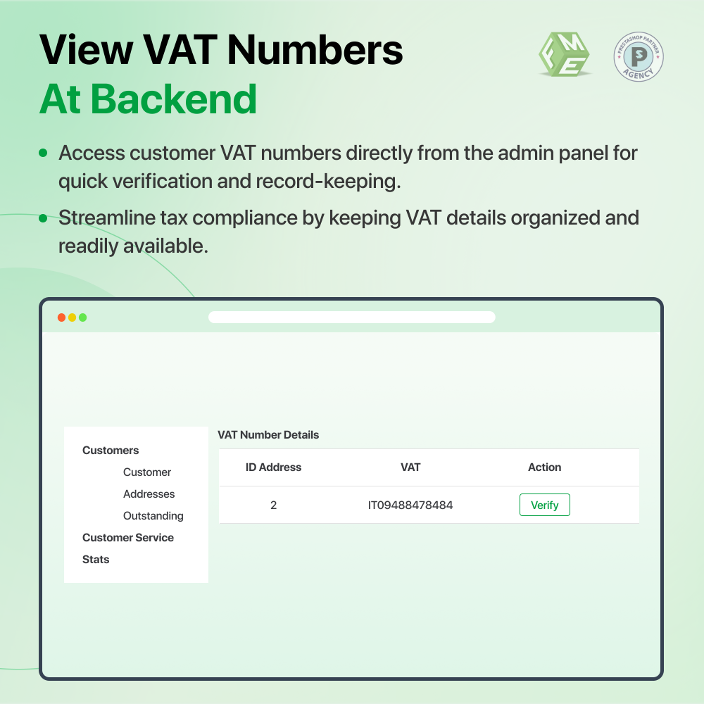 Prestashop VAT-Nummer validieren