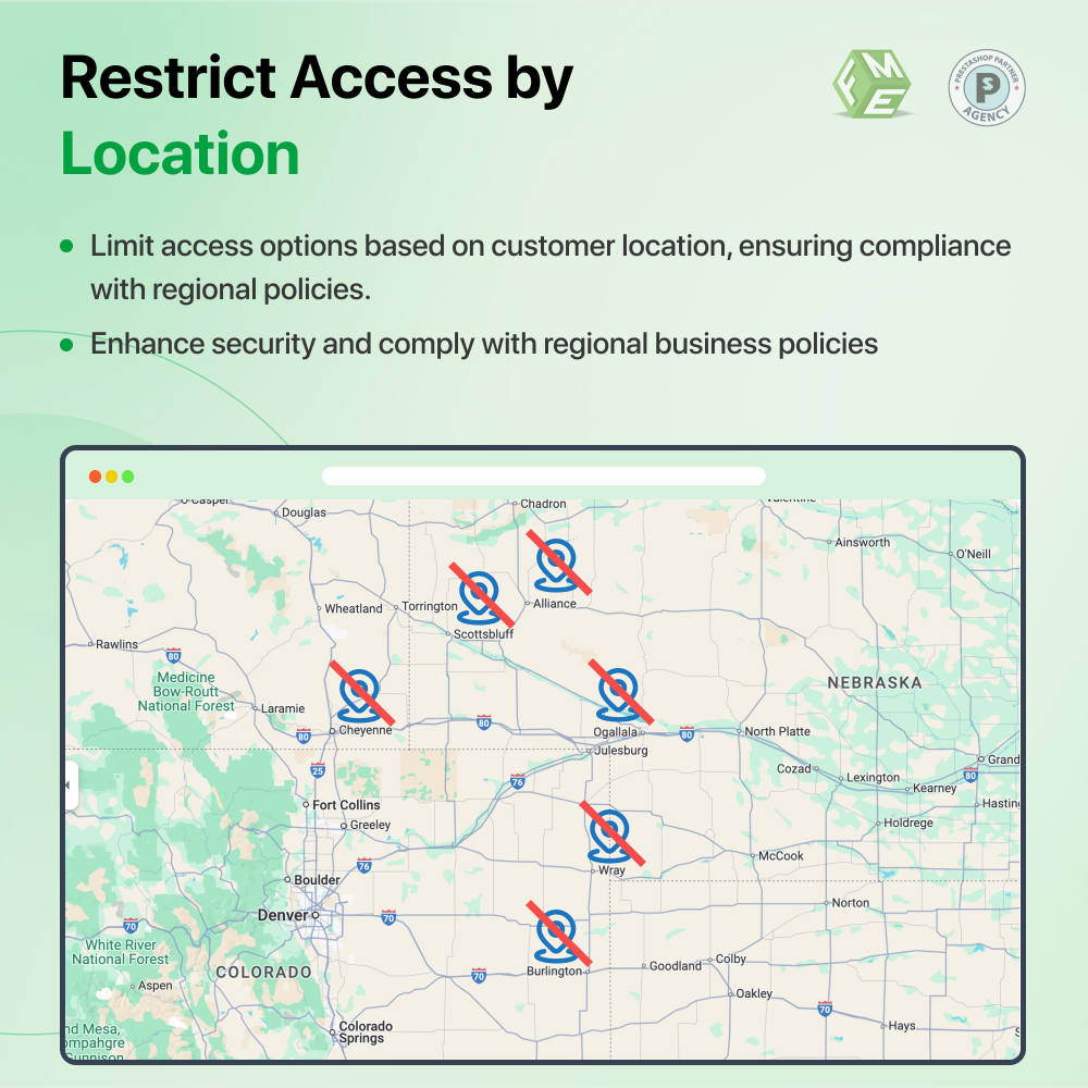 Prestashop Restrict Access - Block Access by Country or IP