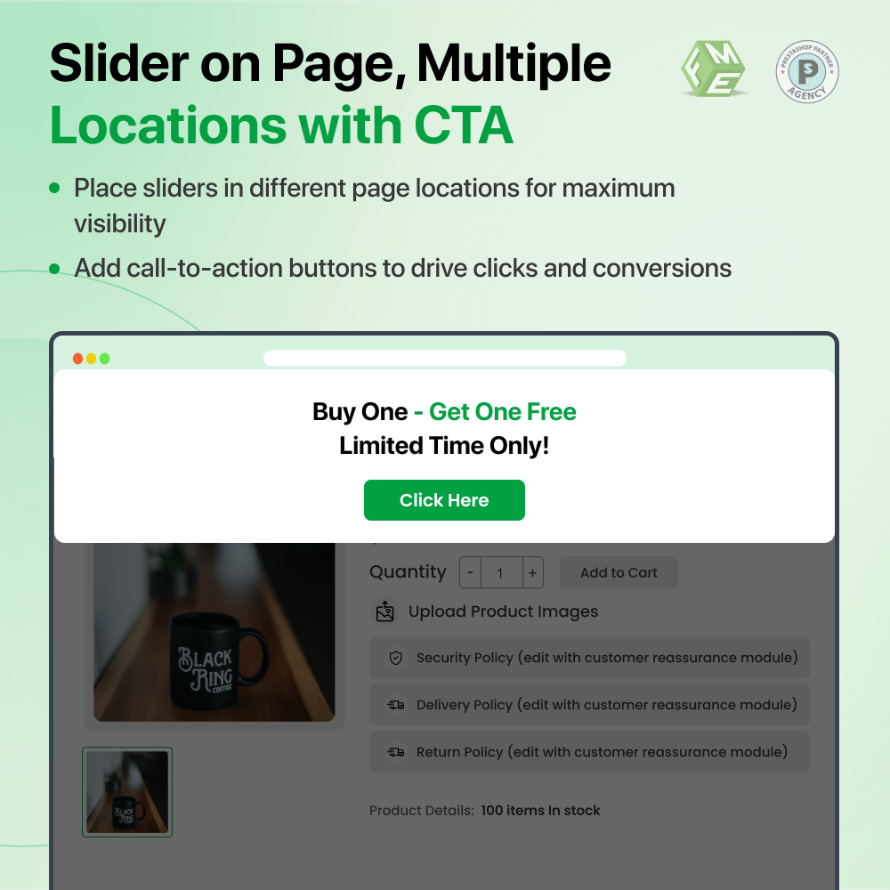 Prestashop Banner | Attractive Top Banner