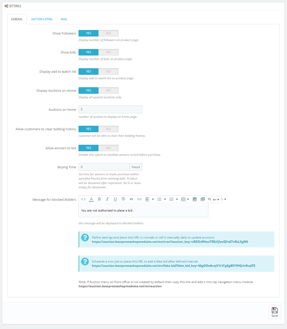 How to Sell Products by Auction in PrestaShop?